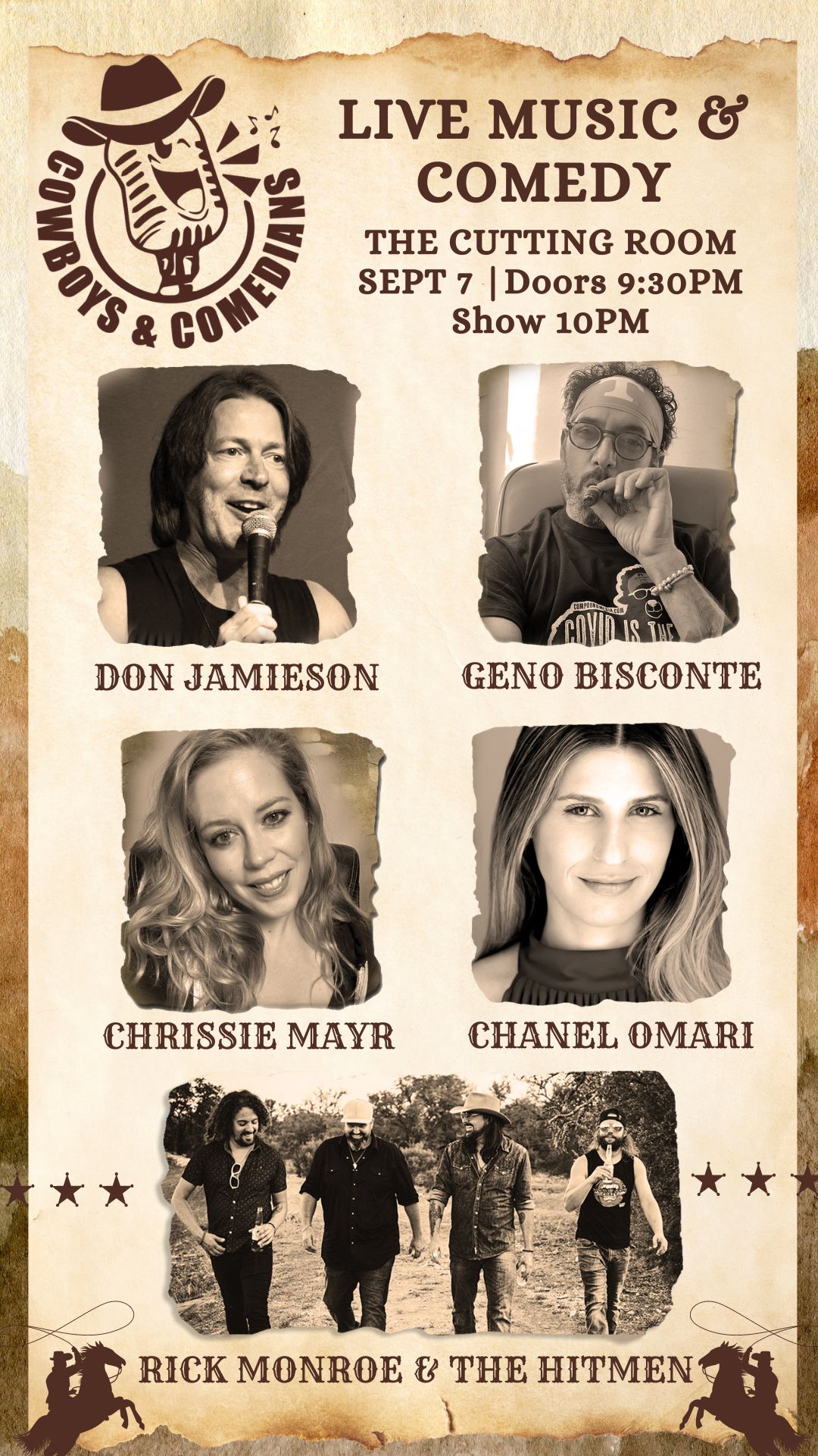Hilarious Comedy Showdown With Rick Monroe & The Hitmen, Don Jamieson ...